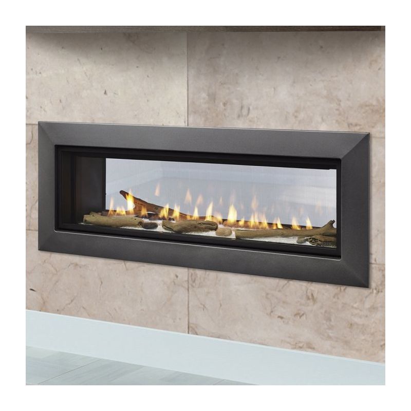 Majestic Fireplaces ECHEL36STIN-C Echelon II 36" See-Through Top Direct ...