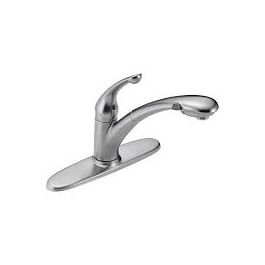 Delta 470-AR-DST Signature Pullouts Single Handle Pull-Out Kitchen ...