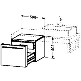 Duravit FO954201313 Fogo 22" L X 20" W X 16" H Floor Mounted Single ...