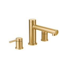 Moen T393BG Align Two-Handle Roman Tub Faucet in Brushed Gold | Home ...